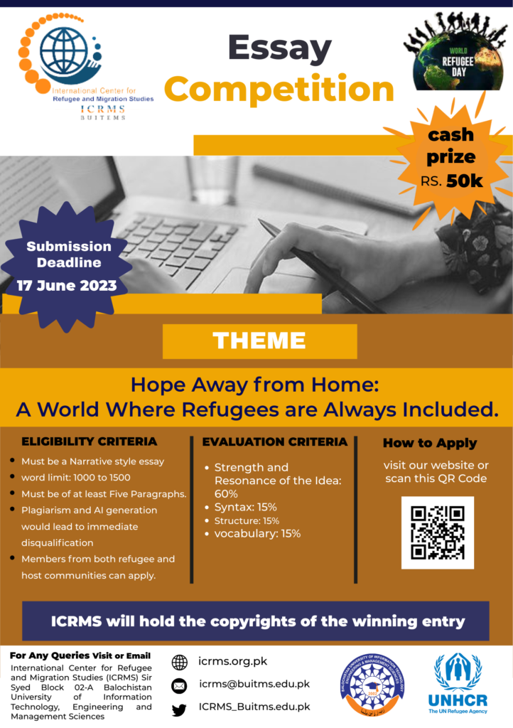 Essay Competition 2023 - International Center for Refugee and Migration ...